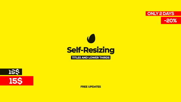 Self-Resizing & Underlined Titles by MrMixFx | VideoHive